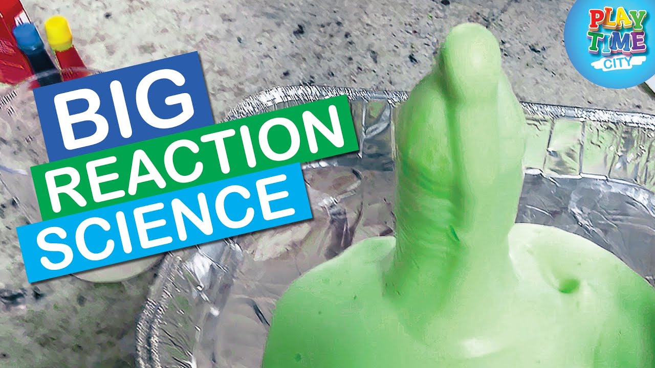 BIG REACTION Science for Kids! Elephant Toothpaste, Snake Bubbles ...