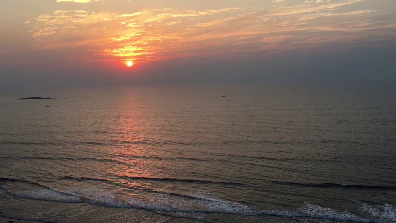 Beautiful sunset at Bhatye beach in ratnagiri | Nature Web - YouTube