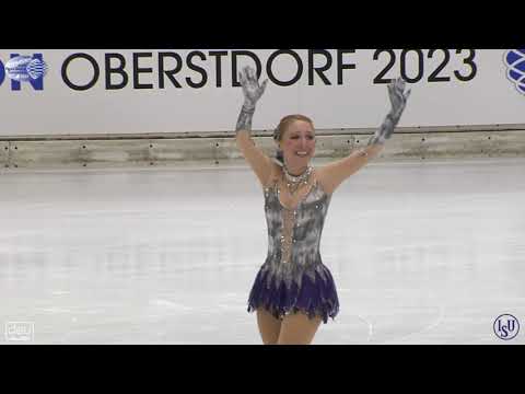 Naz ARICI - 1st Place, Gold Ladies, ISU 2023, OBERSTDORF