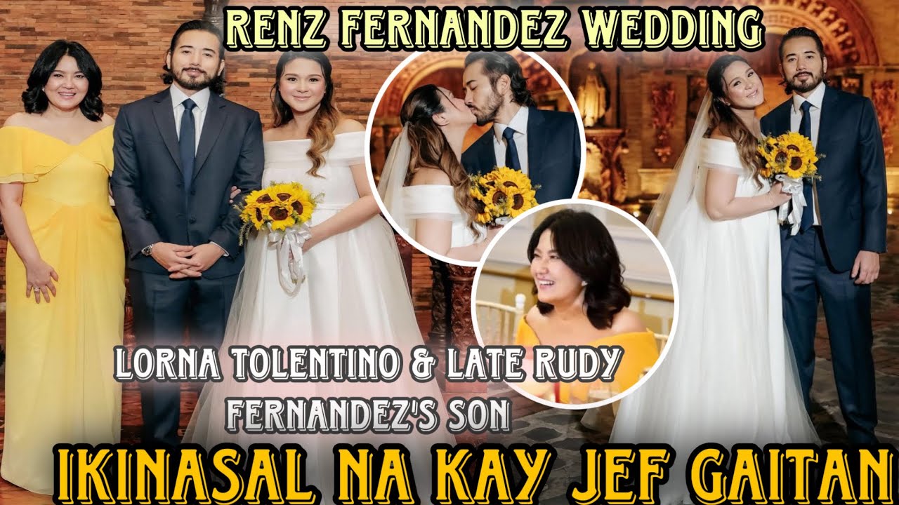 Renz Fernandez & Jef Gaitan Intimate Church Wedding | Proud Mom si ...