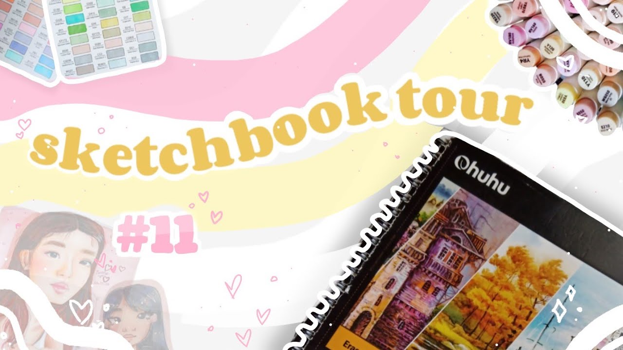 ♥ Sketchbook Tour 2022 ♥ ocs, fanarts and more - YouTube