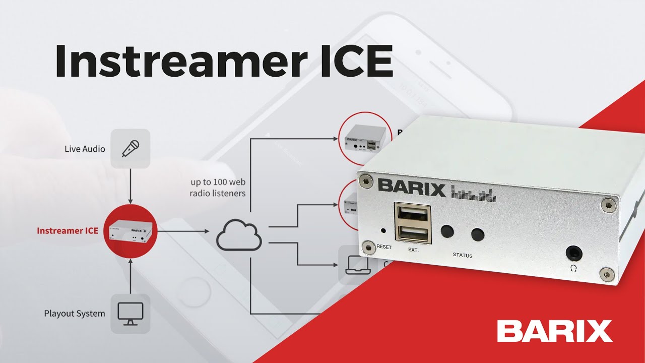 Barix - Instreamer ICE - YouTube