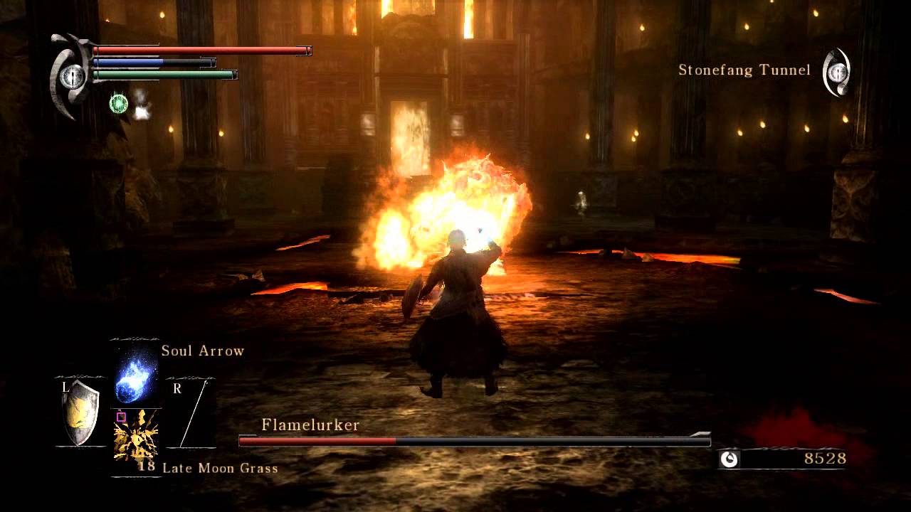 Demon's Souls - Stonefang Tunnel Boss 2: Flamelurker - YouTube