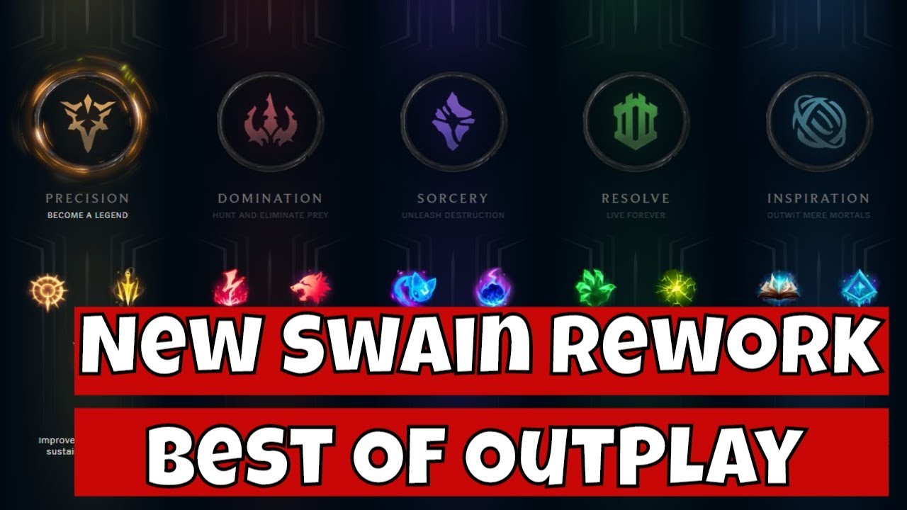 Swain Rework - New Swain Full AP Best Of Montage OutPlay - LoL Swain ...
