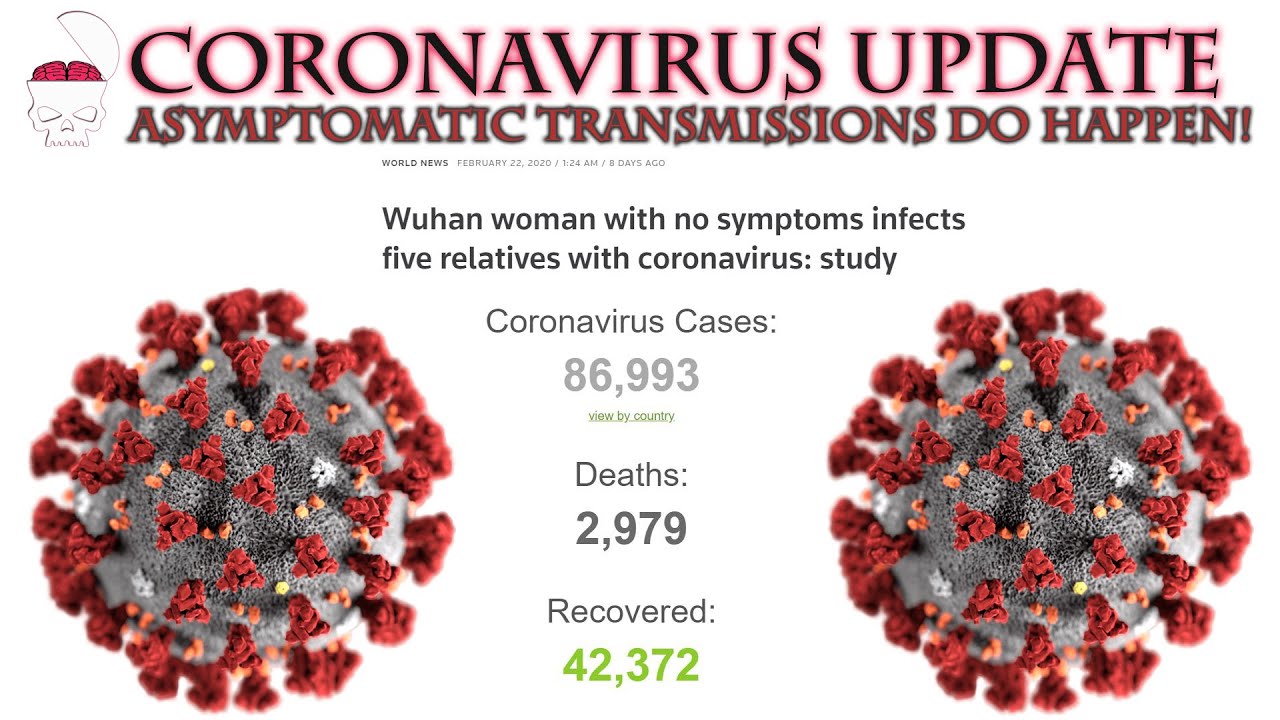 Coronavirus Update - ASYMPTOMATIC TRANSMISSIONS DO HAPPEN - YouTube