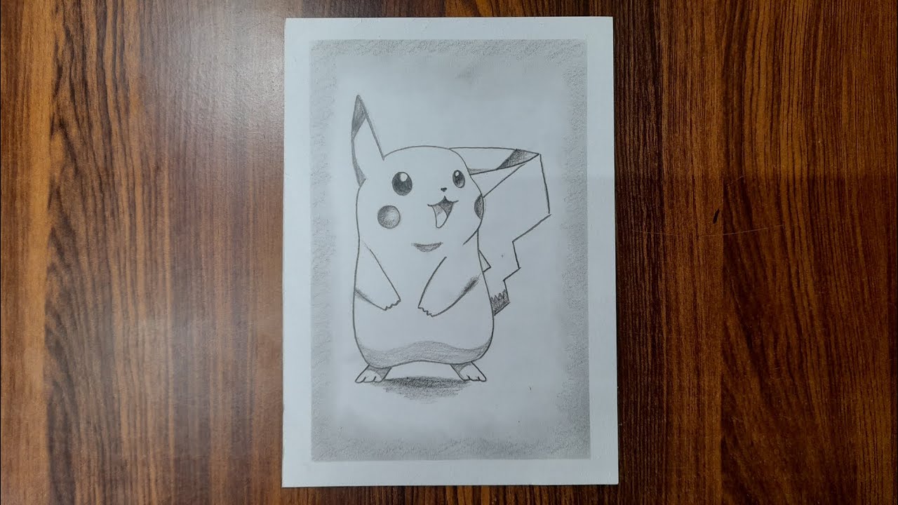 How To Draw A Pikachu|Easy|Sketch Tutorial|PALETTE - YouTube