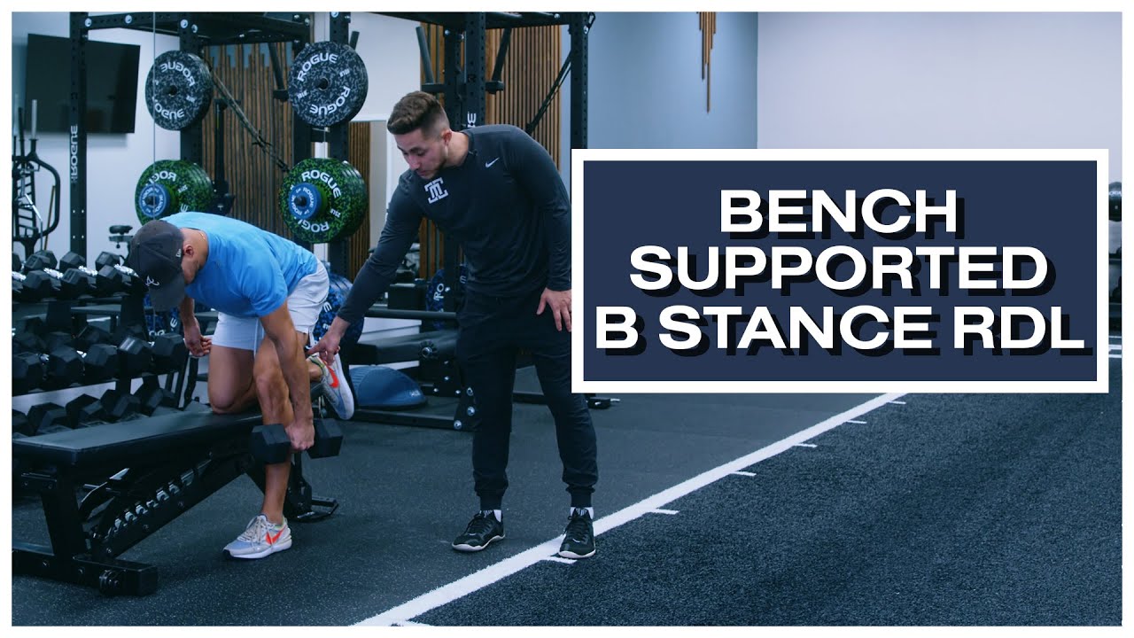 Bench Supported B Stance RDL | Easy 1 Minute Tutorial - YouTube