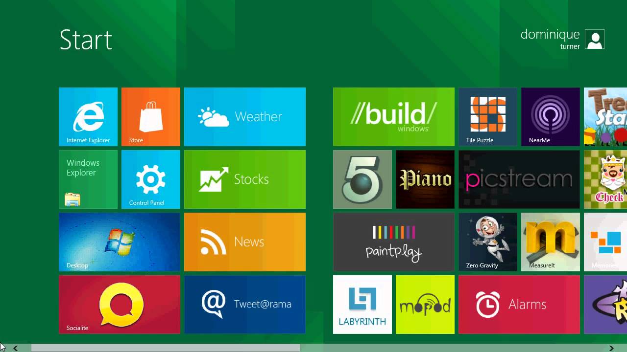 Windows 8 First Impression Taskbar,Retro UI ,Apps, Explorer - YouTube