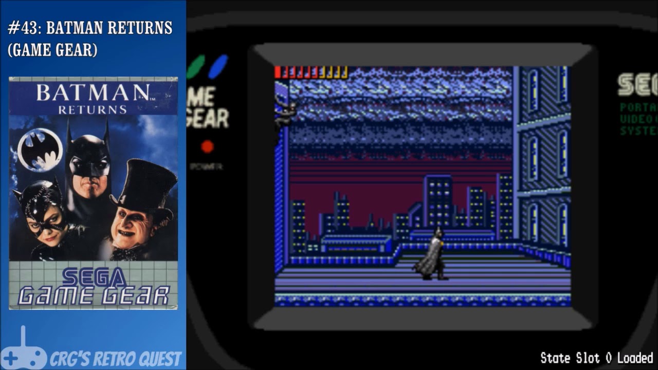 CRG'S RETRO QUEST: Batman Returns (Game Gear) - Full Playthrough - YouTube