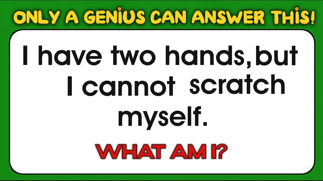 Can You Solve These 25 Tricky Riddles? Riddle Quiz with Answers - YouTube