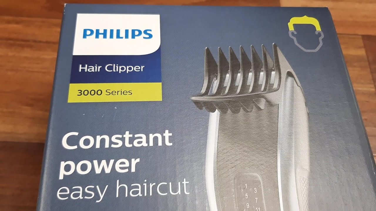 PHILIPS Hair Clipper 3000 Series Unboxing & Review - YouTube