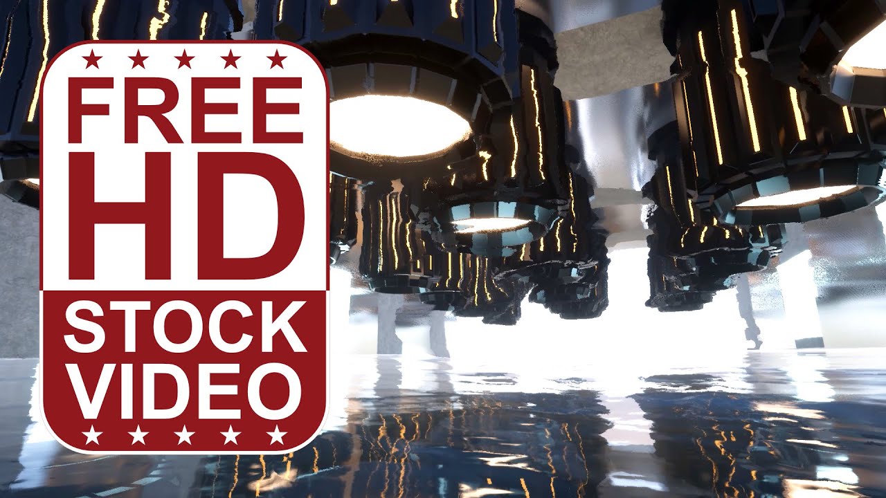 Free Stock Videos – sci-fi tech room with energy busters flooded with ...
