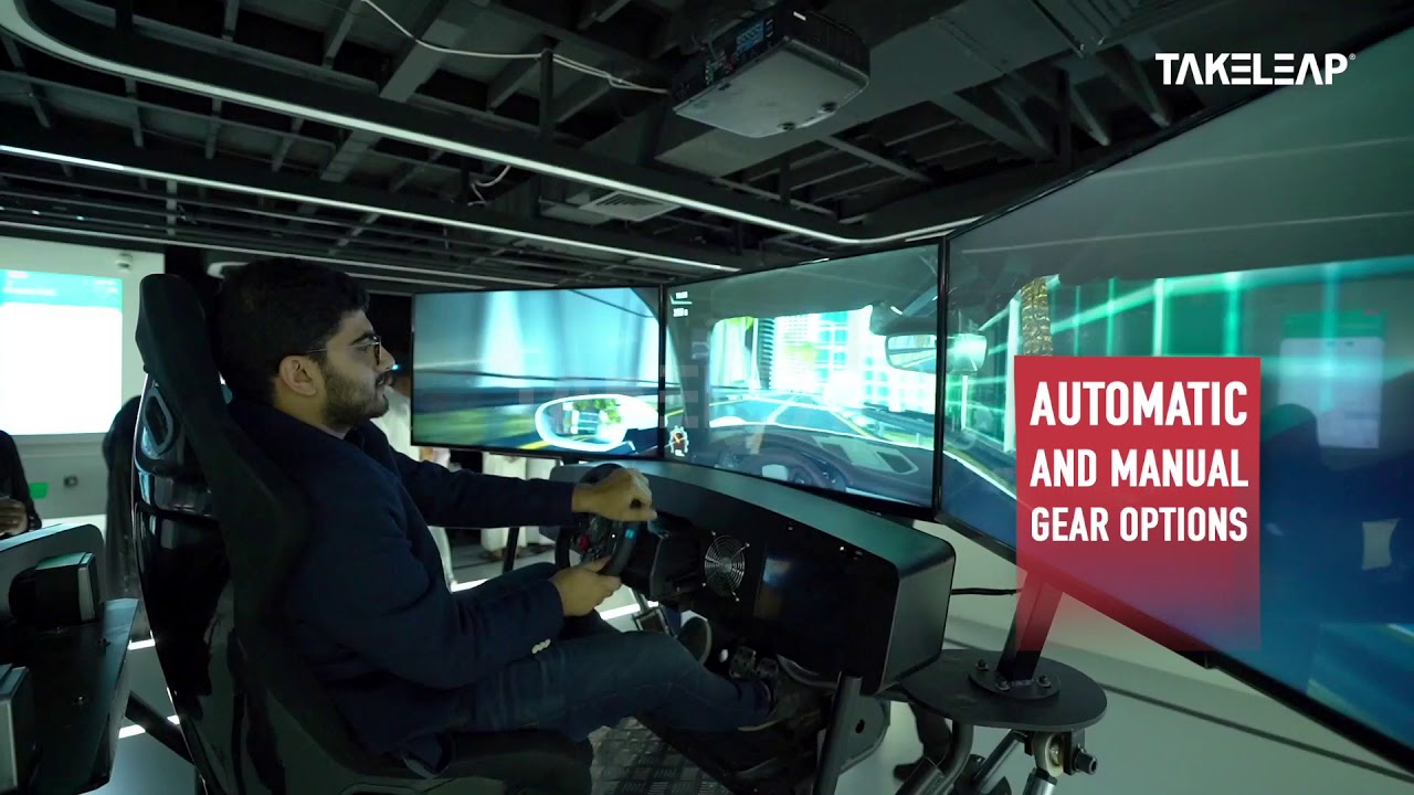 6D Car Simulator | Takeleap - YouTube