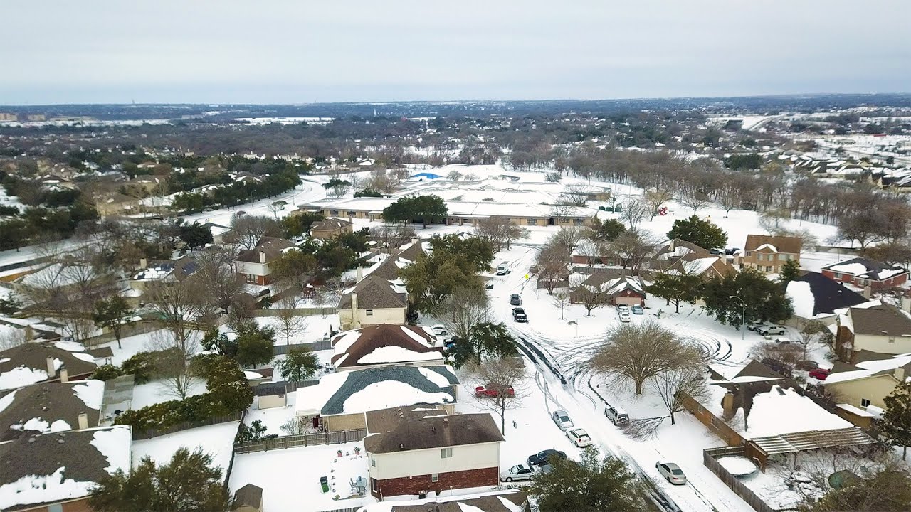 Central Texas Snow - Feb 15 - 16, 2021 - Round Rock (Austin) - YouTube