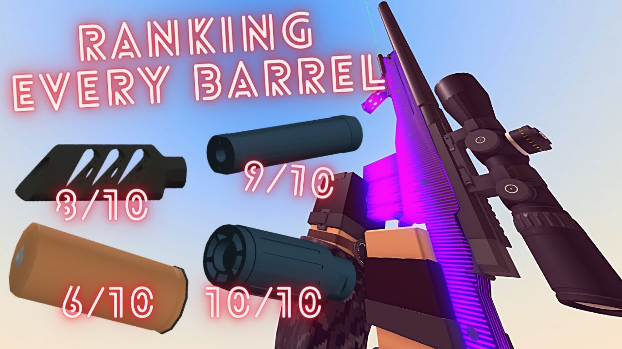 ranking *EVERY* BARREL/SUPPRESSOR in phantom forces! - YouTube