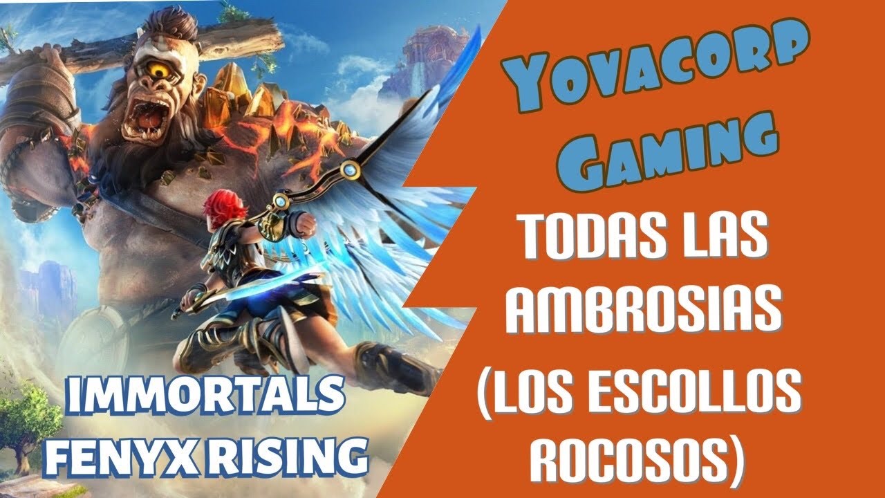 Immortals Fenyx Rising -Todas las Ambrosias (Los Escollos Rocosos ...