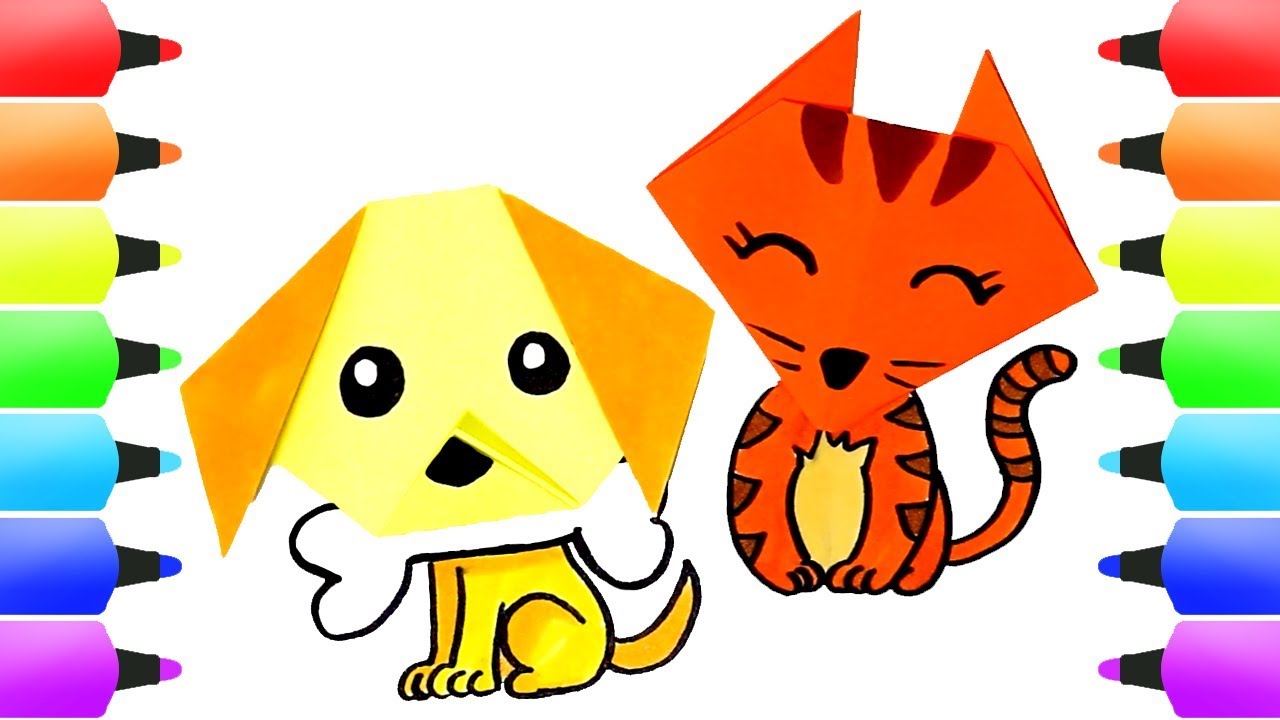 CUTE ORIGAMI ANIMALS, Easy But Cool! Origami for Beginners and Kids ...