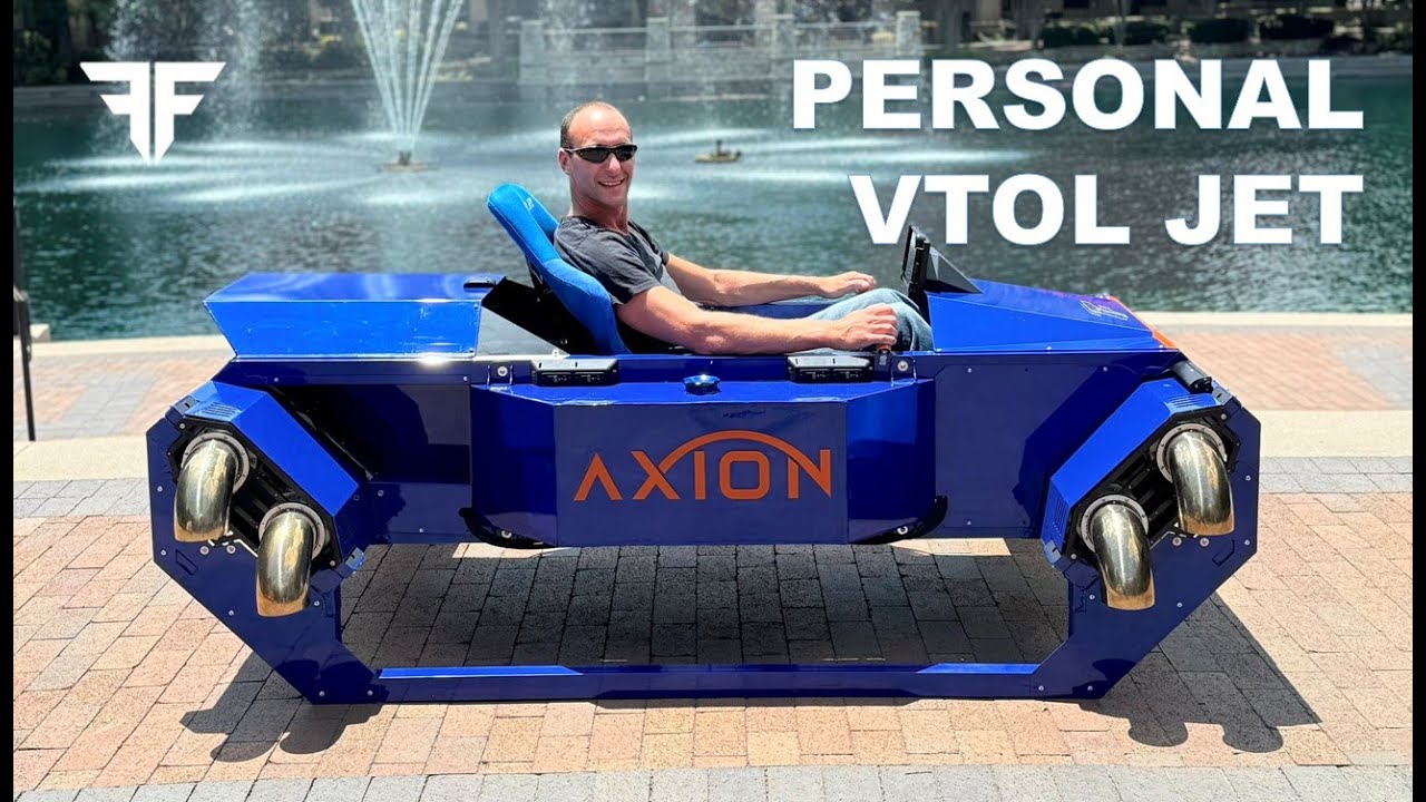 Axion: Jet-Powered VTOL Racecar - An Introduction - YouTube