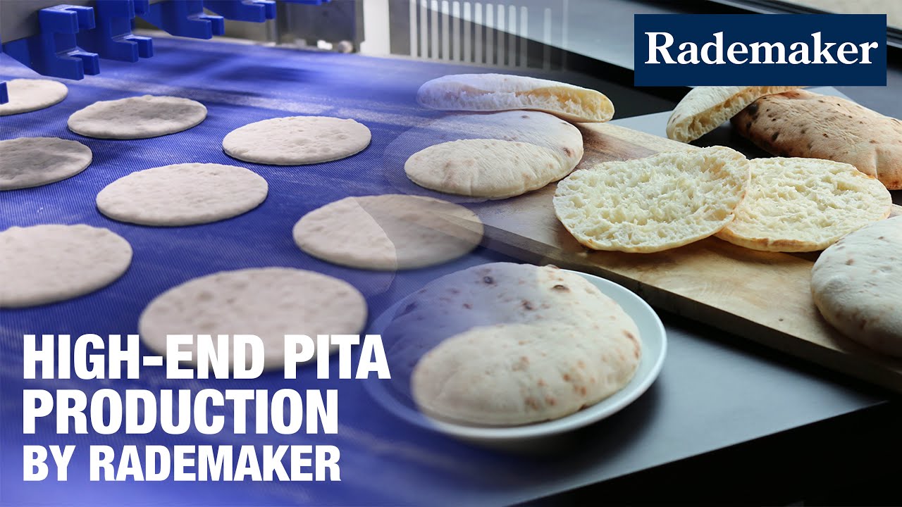 🫓 High-End Pita production by Rademaker #Pita #Flatbread #production # ...