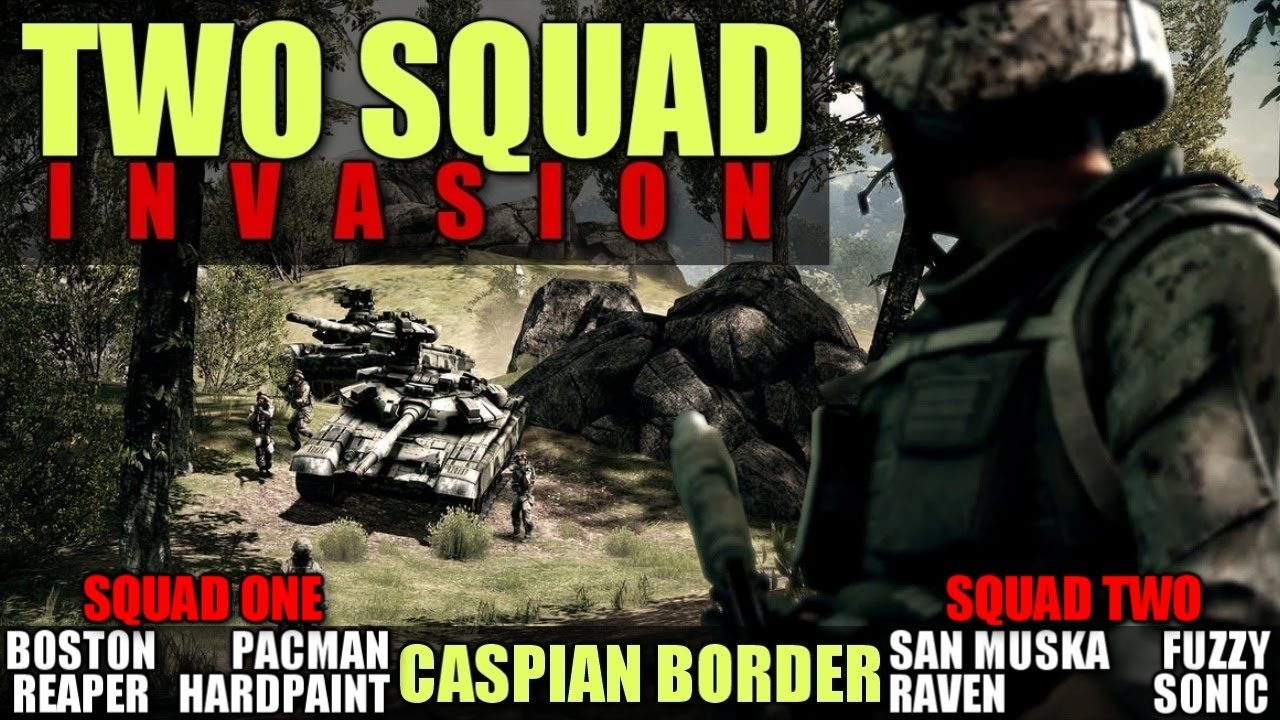 Two Squad Invasion on Caspian Border CQ | Battlefield 3 - YouTube