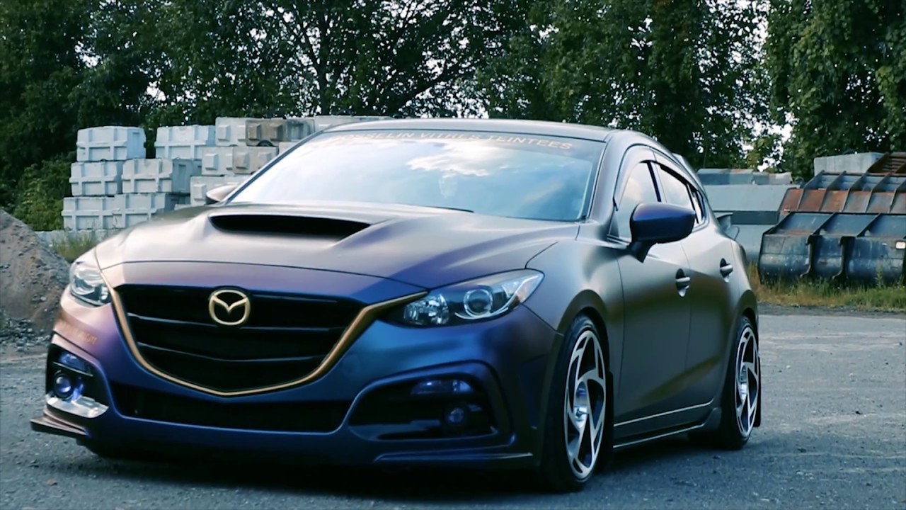 Mazda 3 2016 Stance - Maxime Gosselin - LeDroneux - YouTube
