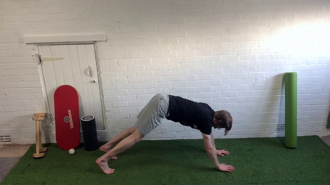 Roll Down Plank Walk Out - YouTube