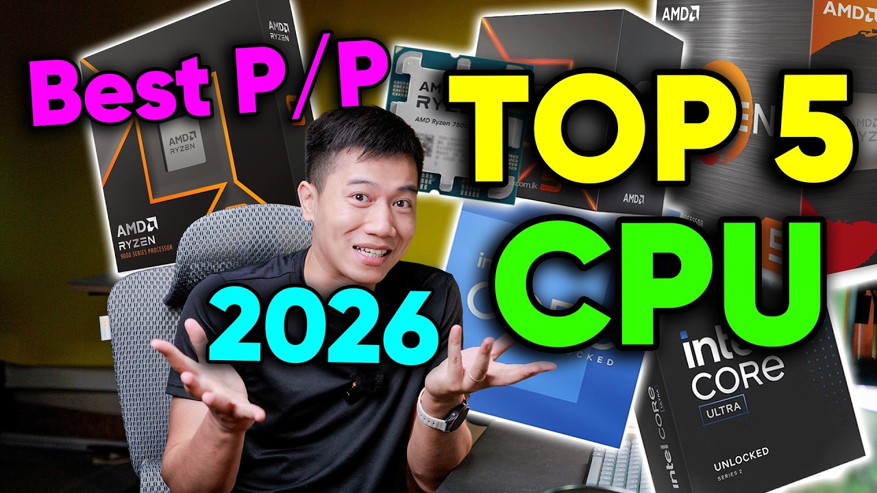 TOP 5 em CPU có HIỆU NĂNG/ GIÁ THÀNH tốt nhất 2026 - YouTube