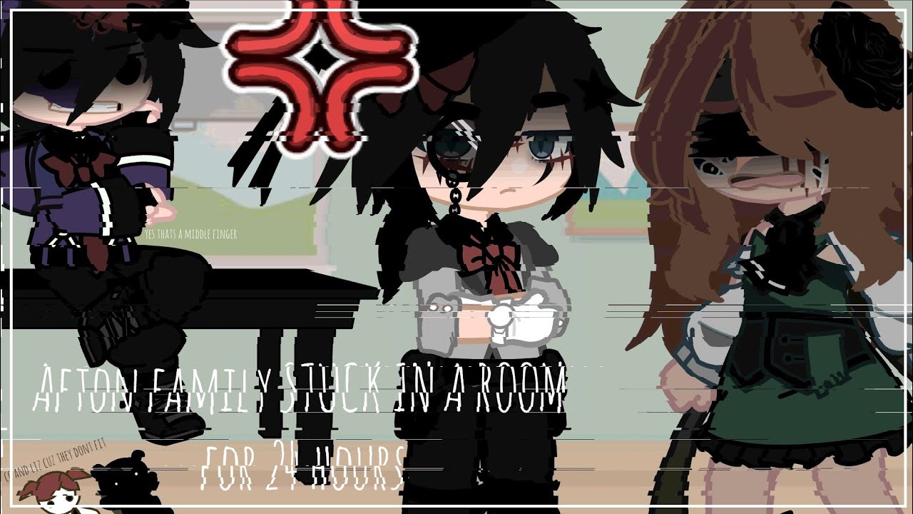The AFTONS Stuck In A Room For 24 Hours | 1 | Gacha Club FNAF | Afton ...
