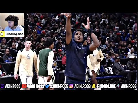 Adin Reacts To Bronny James 2020 Highlights!