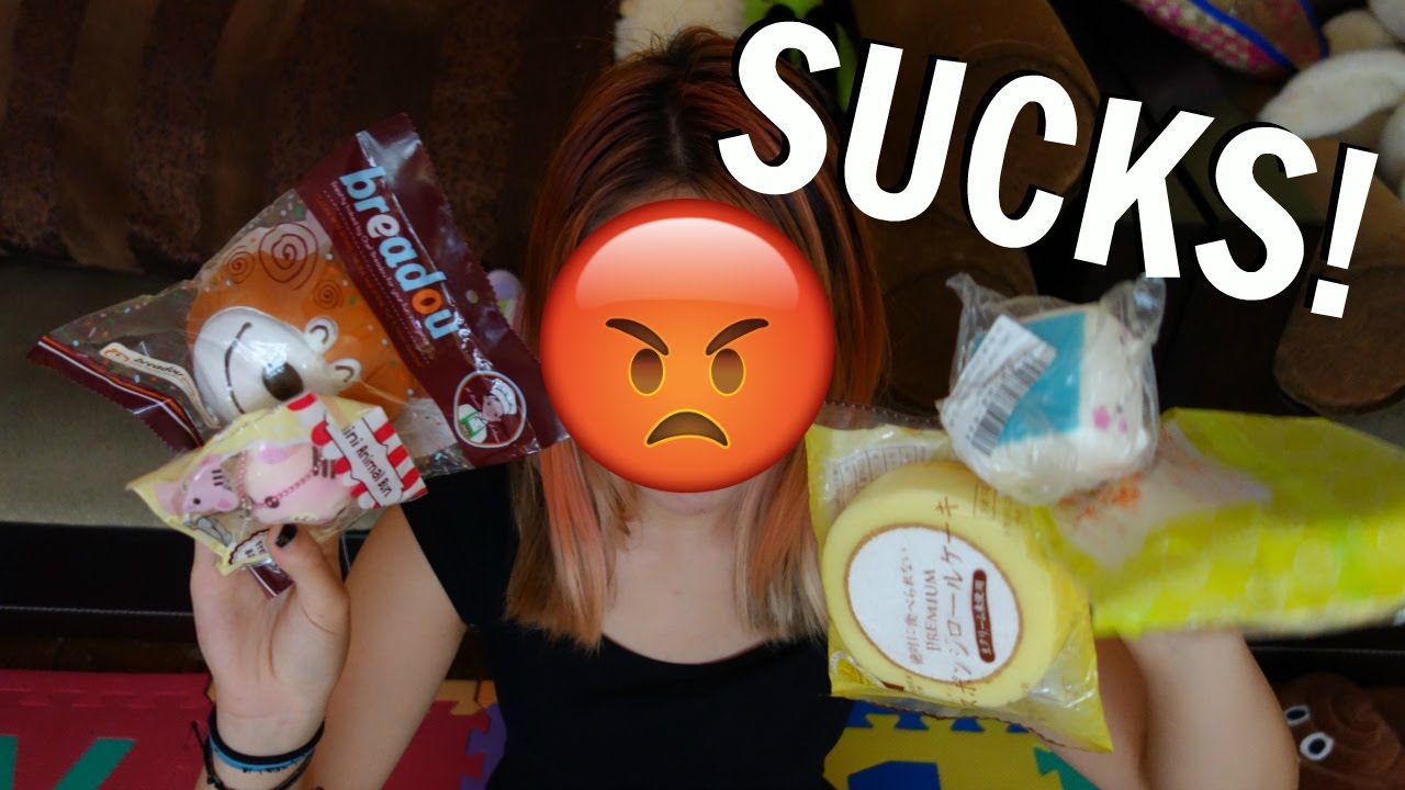3/10 squishy package (spookysquish rant again) + acne free hacks ...