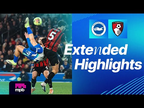 EXTENDED HIGHLIGHTS | Brighton v Bournemouth | Premier League