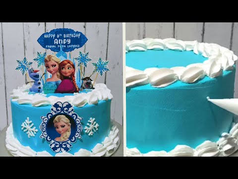 Disney Frozen Cake Design💖 | Cake Decorating ideas | easycake | Elsa & Anna Cake | @miksVlogz