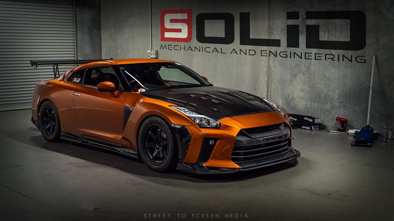 SOLID - Top Secret R35 GT-R - *1300hp Time Attack* - YouTube