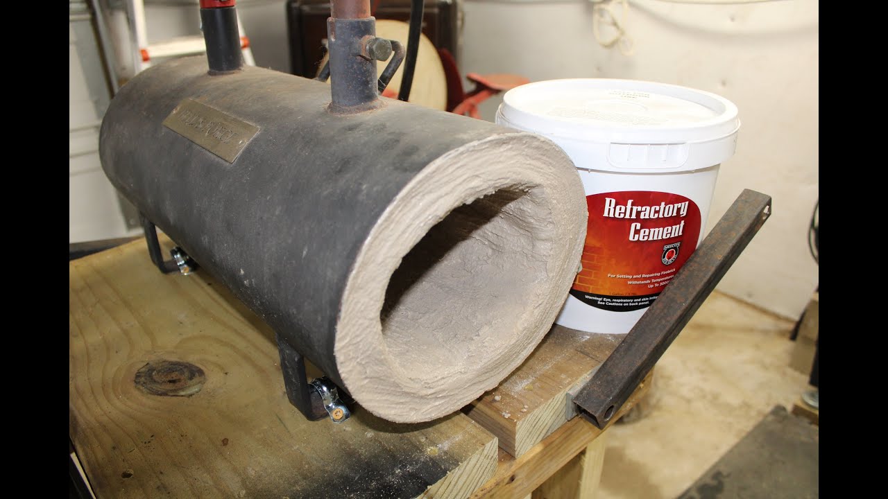 Hell's Forge Table & Refractory Cement - YouTube