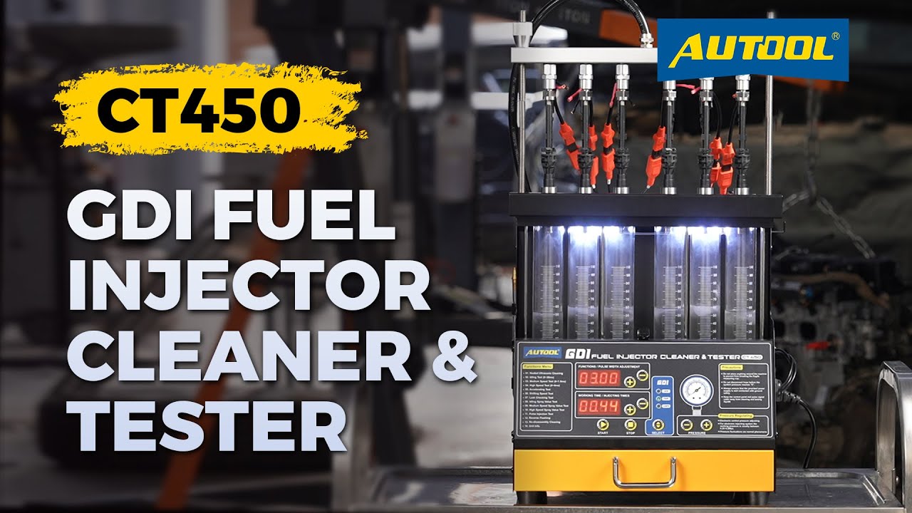🚀 NEW! AUTOOL CT450 Fuel Injector Cleaner & Tester 🔥 - YouTube