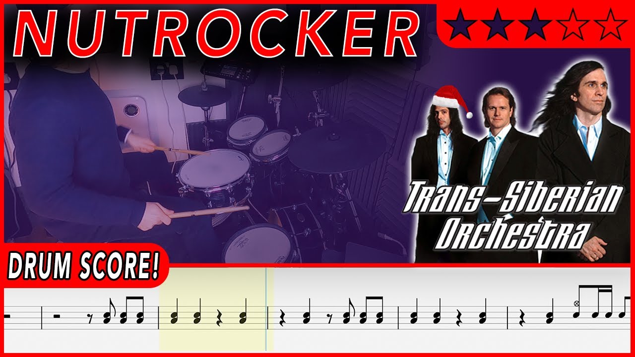 Nutrocker - Trans-Siberian Orchestra | DRUM SCORE Sheet Music | #610 ...