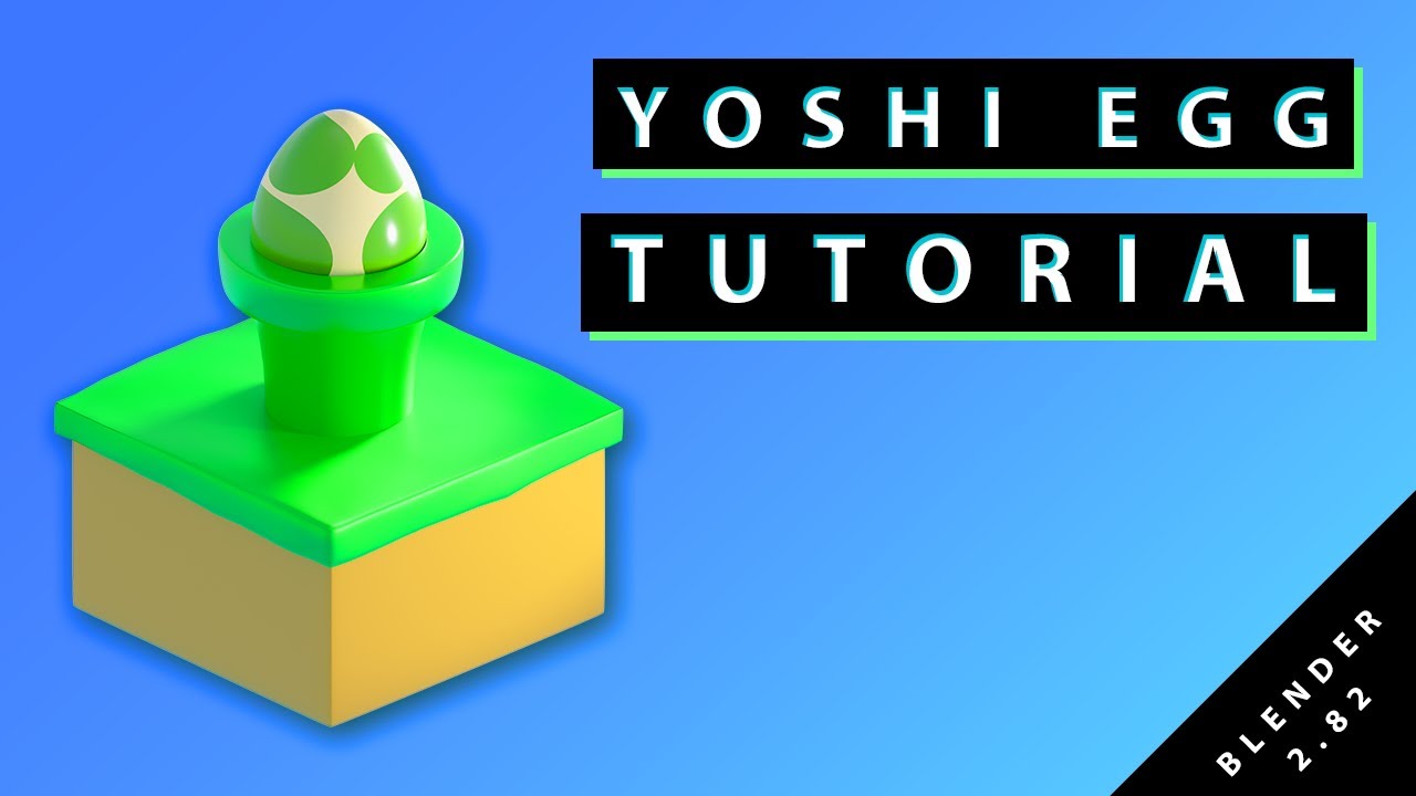 YOSHI EGG WITH LATTICE DEFORM IN 10 MINUTES WITH BLENDER 2.82! - YouTube