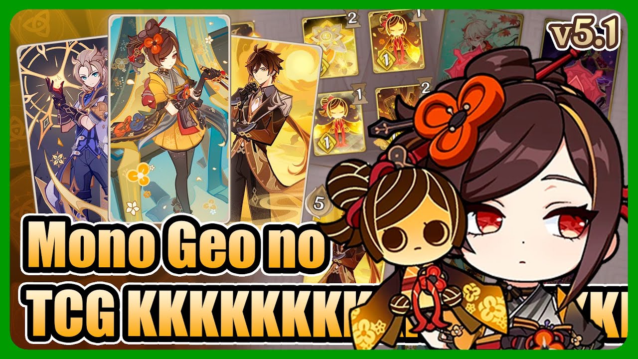 Chiori MONO GEO no TCG do Genshin | Gameplay v5.1 S/C [Chamado Sagrado ...