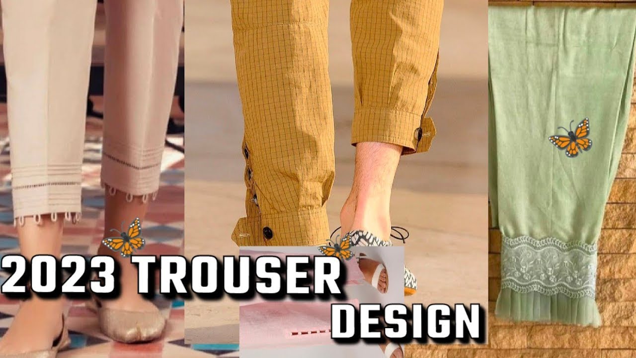 Latest Trouser Pant Design 2023 || Simple And Easy Trouser Design - YouTube
