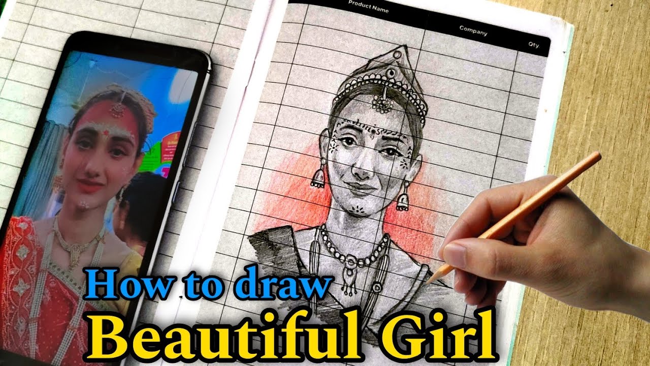 20 Minute Pencil Sketch Practice | Girl Drawing ️ - YouTube