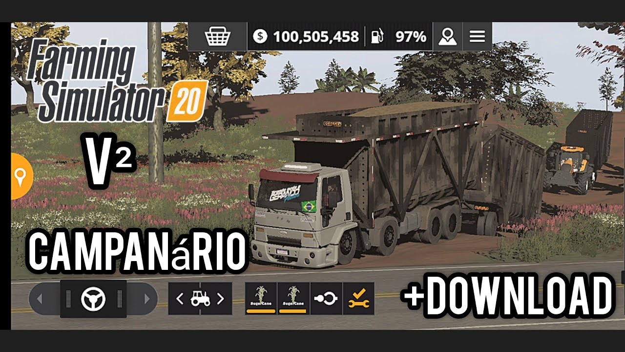 saiu!!! Fs20 Melhor Apk Lite 800MB mods BRASILEIROS - YouTube