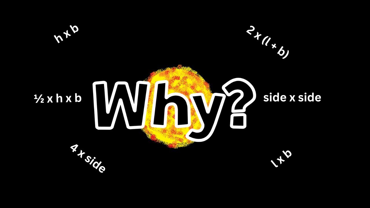 Reasoning for geometric formulas. - YouTube