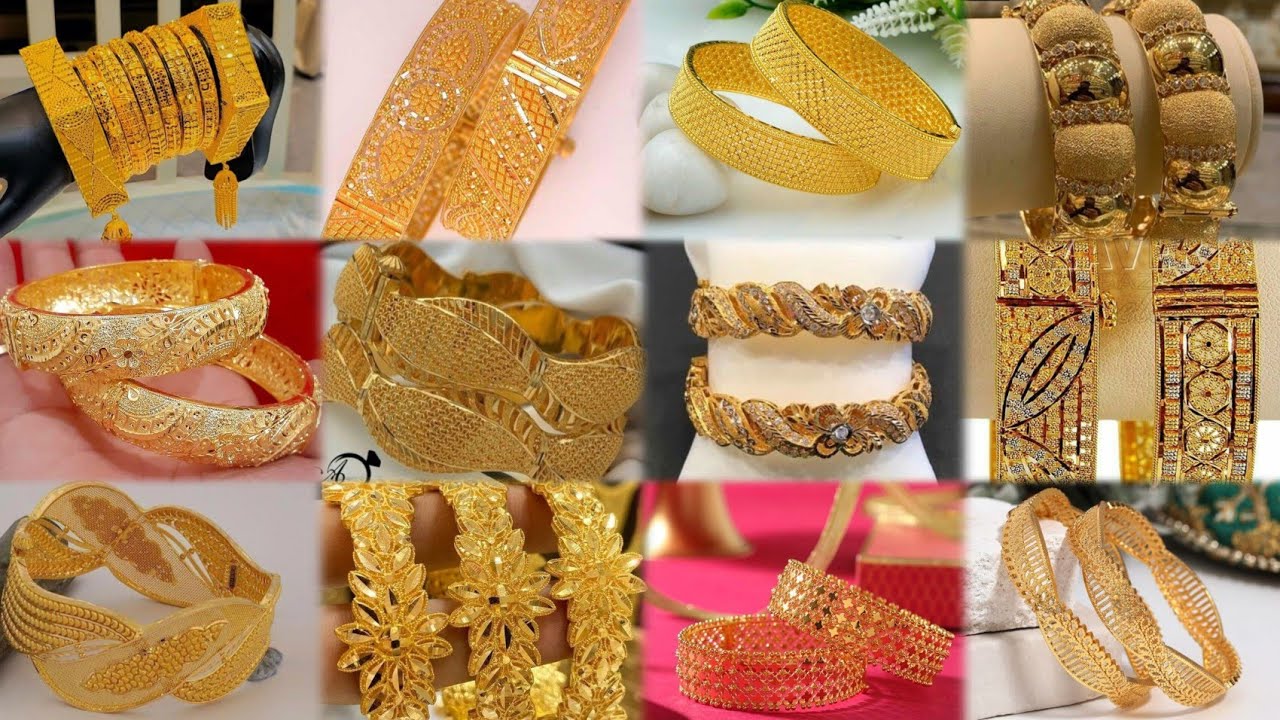 stylish Bangles Royal Korean Designs gold Bangles latest trending ...
