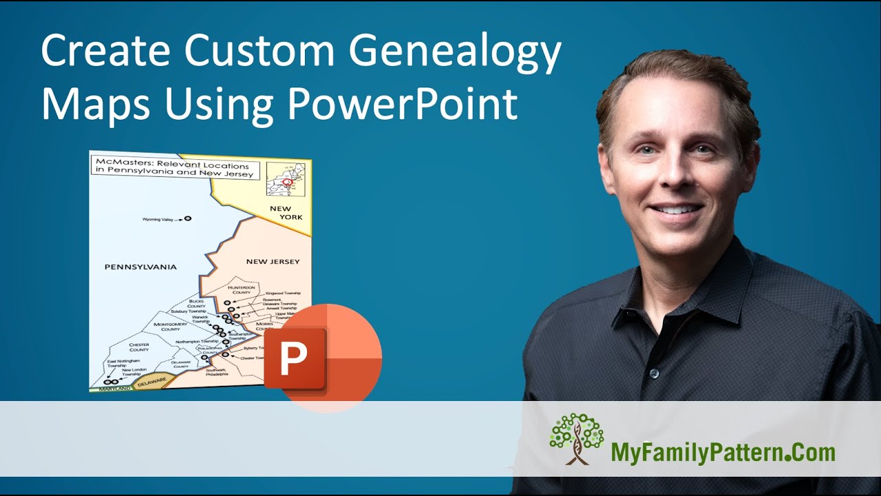 Create Genealogy Maps Using PowerPoint - YouTube