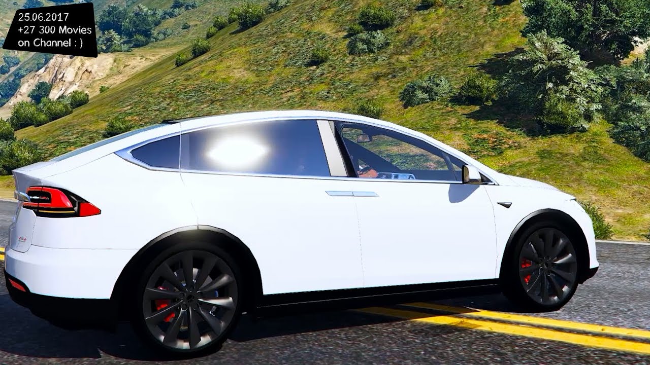 Tesla Model X P90D 2016 New ENB Top Speed Test GTA Mod Future _REVIEW ...