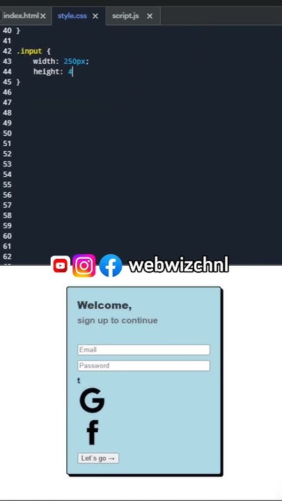 Login Form Using Css Coding Html Cssdesign Css Webdesign Shorts Frontend Webdevelopment