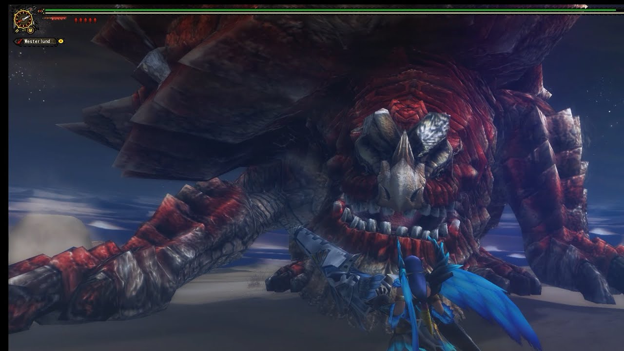 Monster hunter frontier G - Odibatorasu (Gunlance) - YouTube