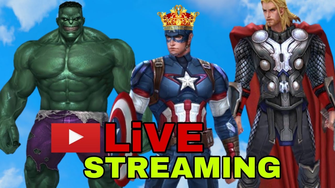 NEW LiVE STREAMING/Captain America ALL PLAYER/GAMEPLAY LiVE STREAM/join ...