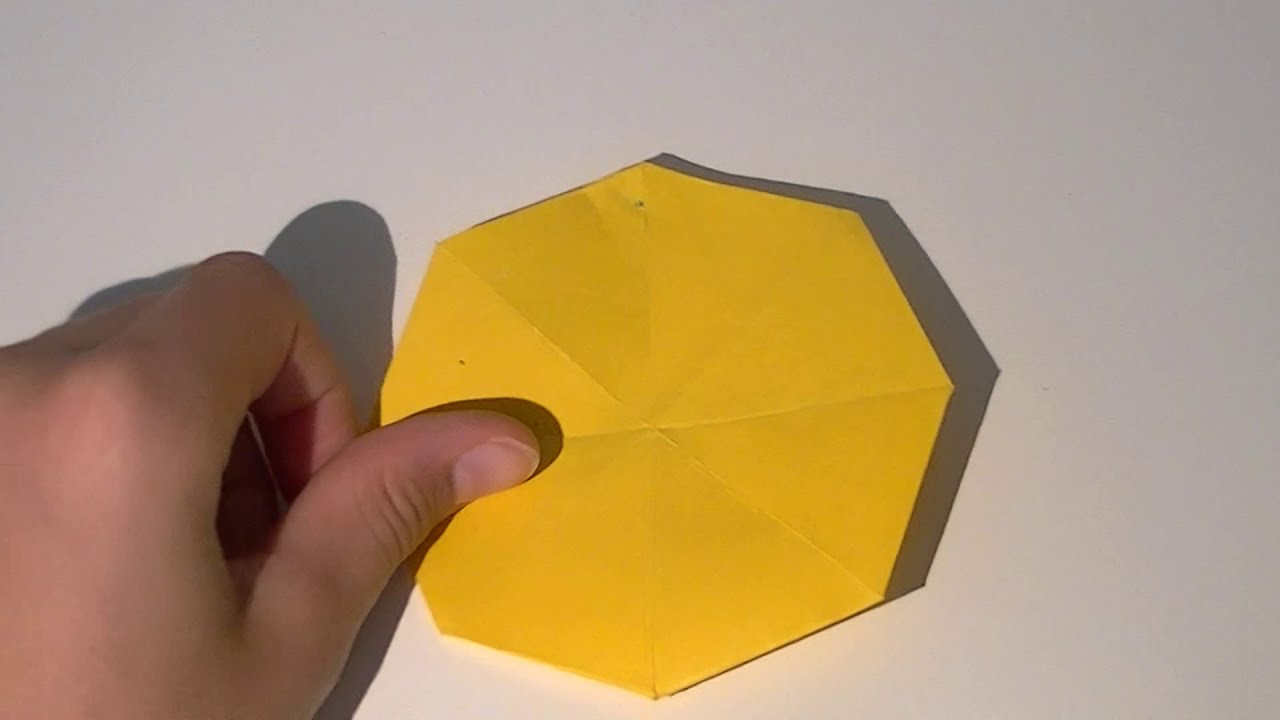 How to Fold An Origami Frisbee - YouTube