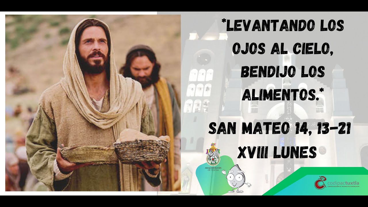 Evangelio del día San Mateo 14, 13-21 XVIII Lunes 2023-08-07 Mons ...
